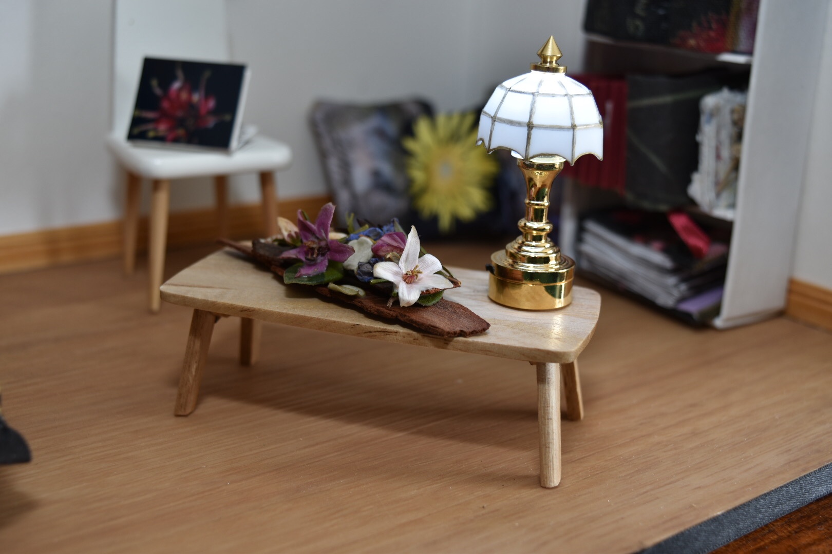 Miniature art gallery, my first miniature piece. – Sharon Greenaway